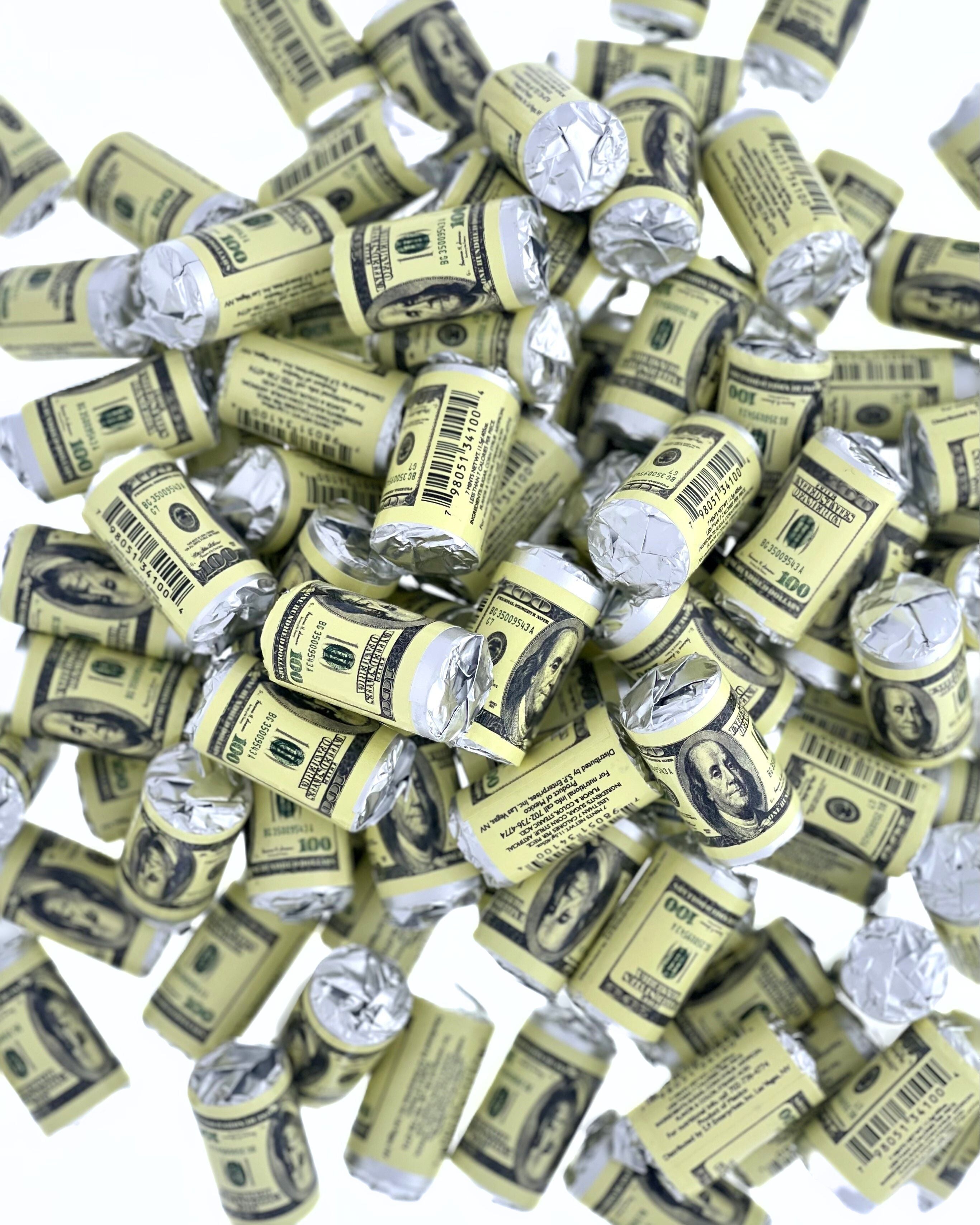 Money Mints - 100 Rolls, 7 Mints/Roll, Wrapped Spearmints – Candy Envy