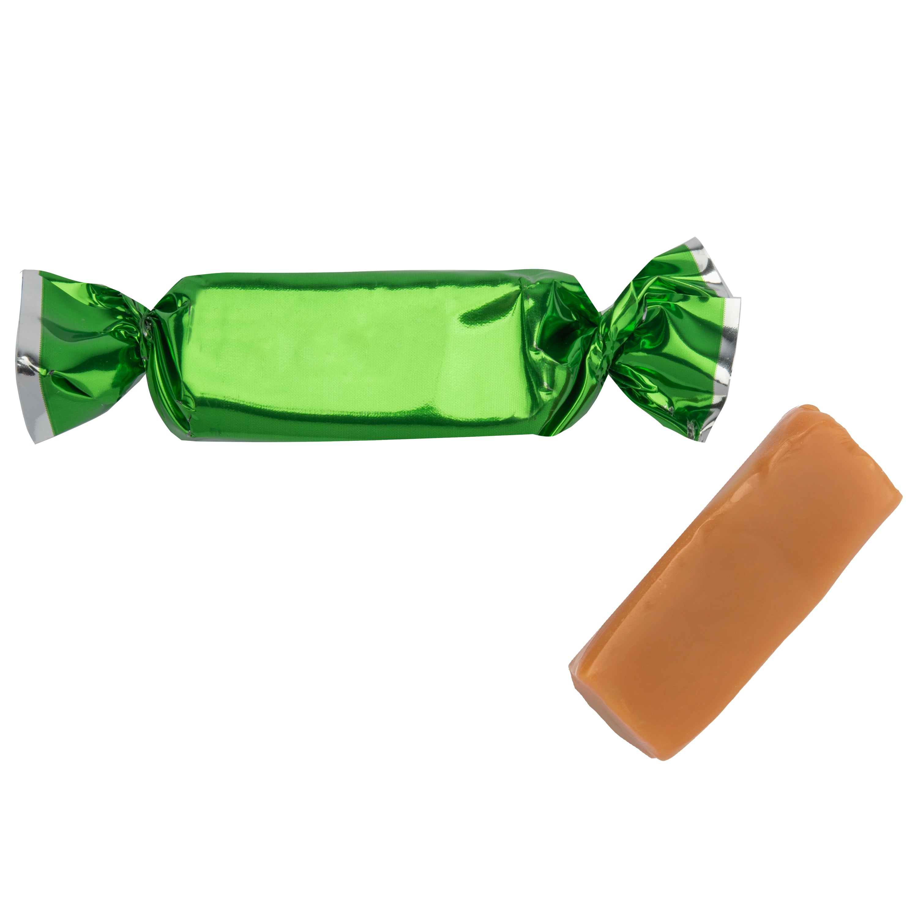 Green Foil-Wrapped Caramels - PRE-ORDER AVAILABLE! – Candy Envy