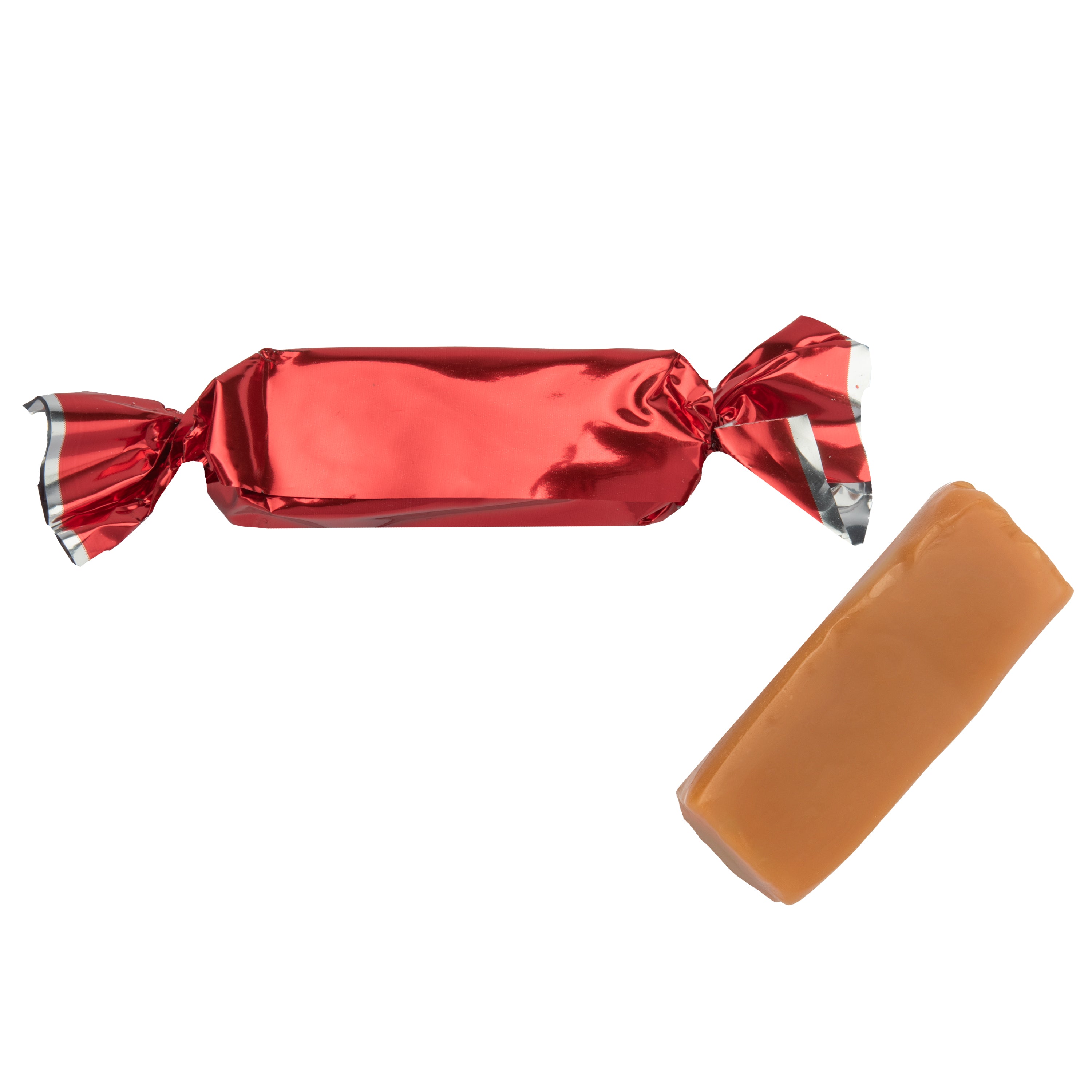 Red Foil-Wrapped Caramels – Candy Envy