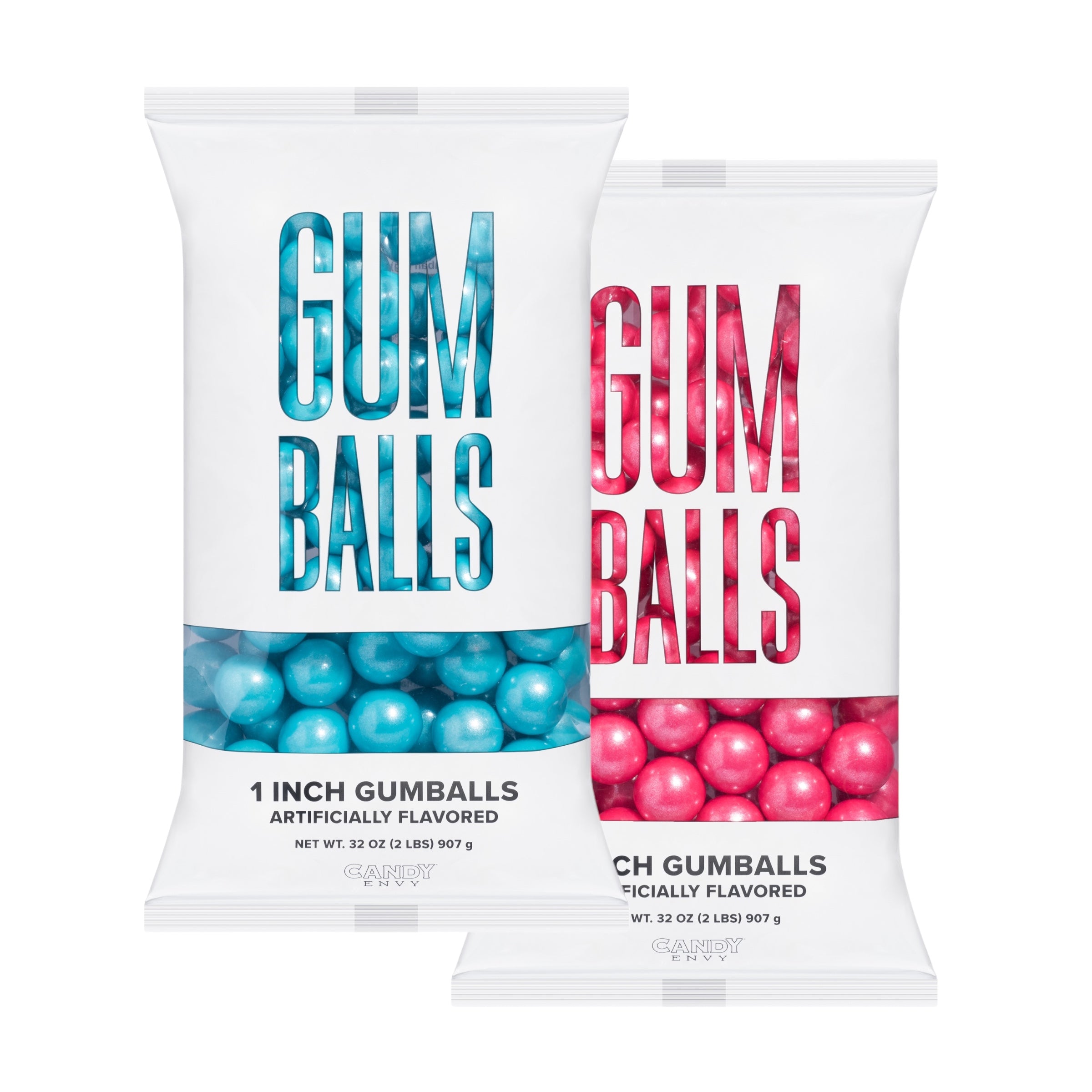 Shimmer Light Blue and Shimmer Pink 1 inch Round Gumballs – Candy Envy